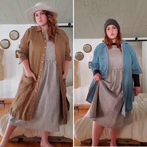 nettle’s tale | Dresses | Nettles Tale Sonora Railroad Stripe Dress ...